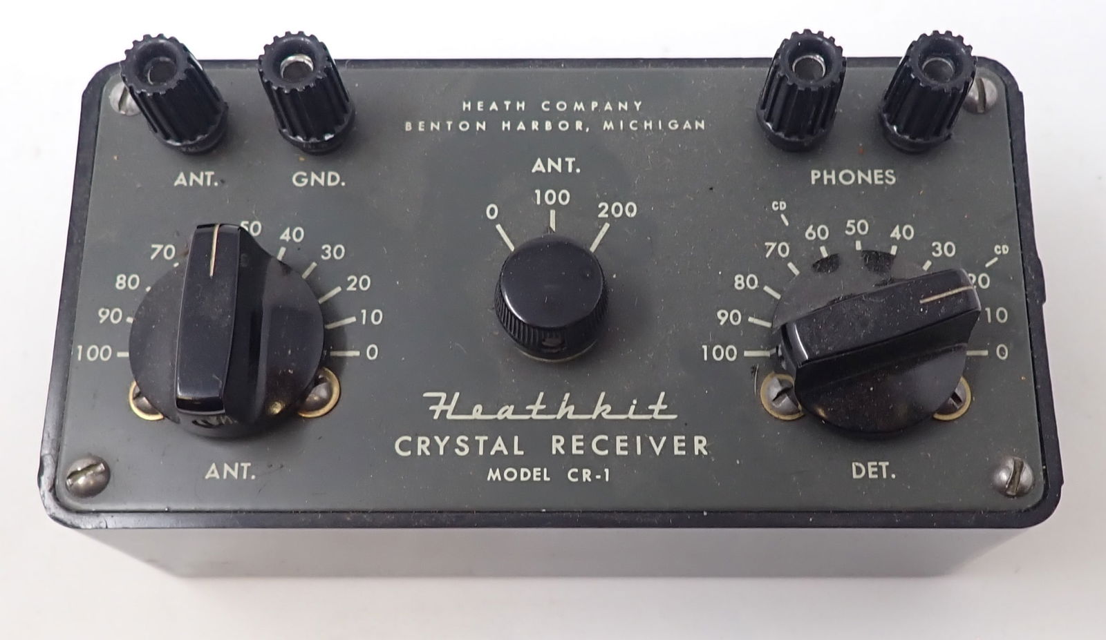 Heathkit Cr-1 Crystal Receiver - Jul 13, 2025 | M.j. Stasak Jr. Auction ...