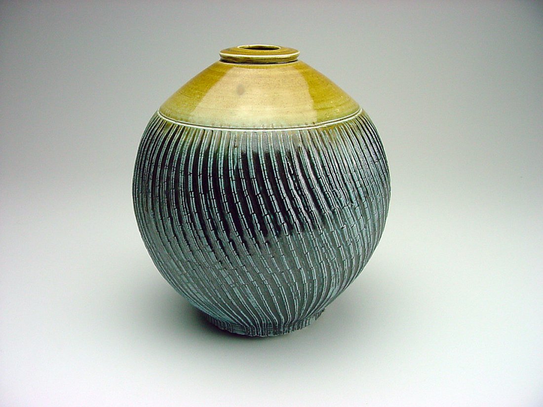 Ian Stainton (1958-) Salt Fired Vase Pennsylvania