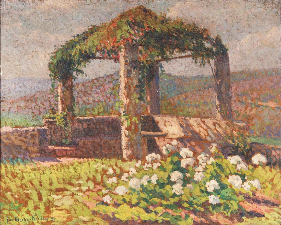 Jacques Martin Ferrieres 1893 1972 (french) Park View, 1920 Oil On Canvas