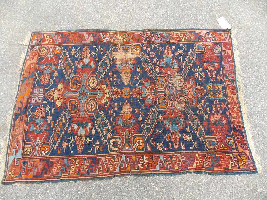 Antique Kuba Rug