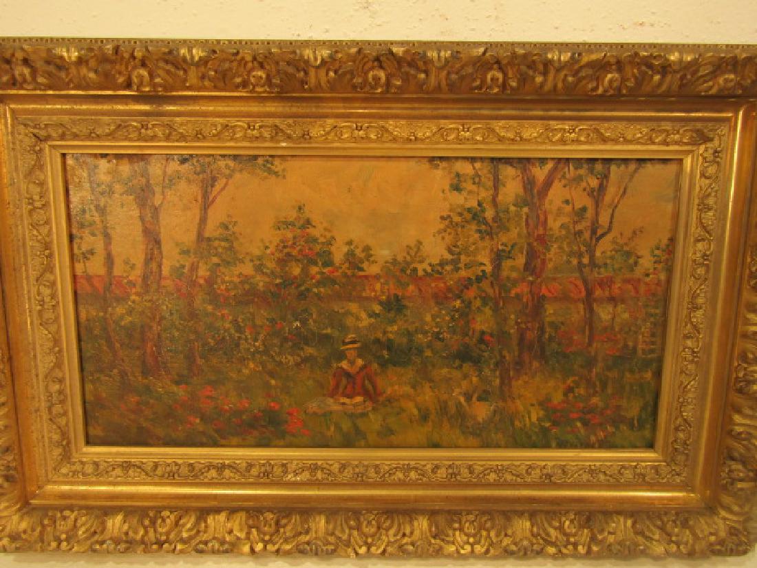 MANET LANDSCAPE OIL PAINTING