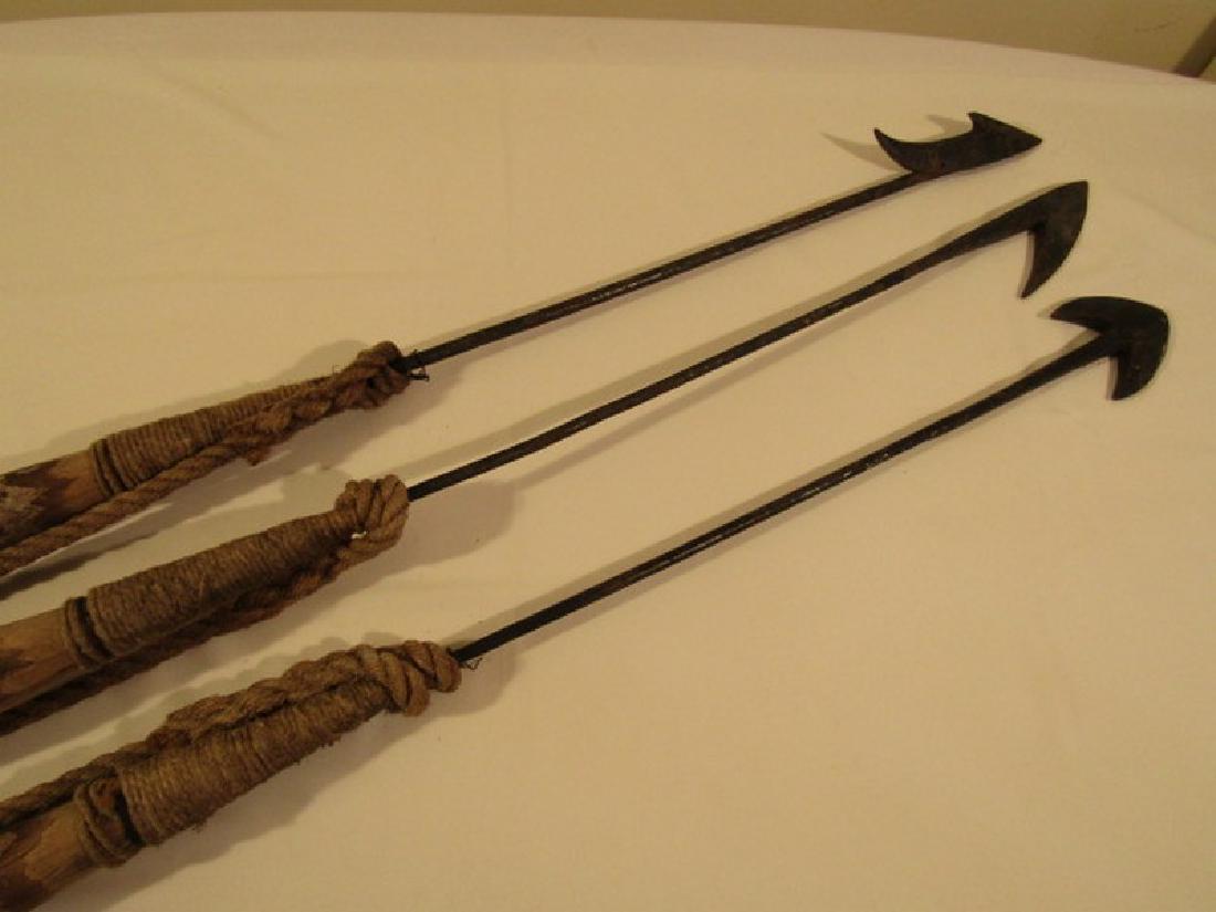 3 ANTIQUE HARPOONS