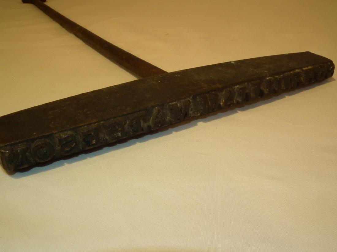 ANTIQUE SHIPS BARREL STAMP