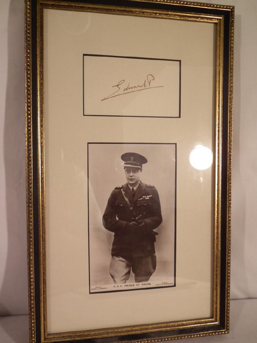 EDWARD VIII SIGNED PHOTO