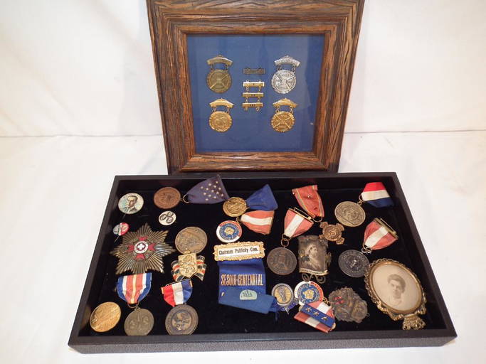 Lot Of Old Medals