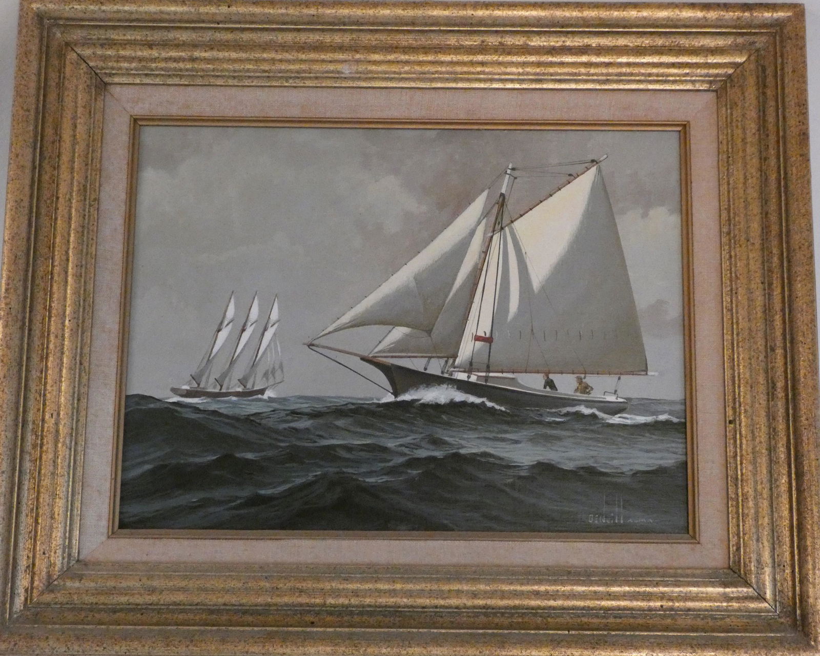 Ben Neill Painting Of Sailboats