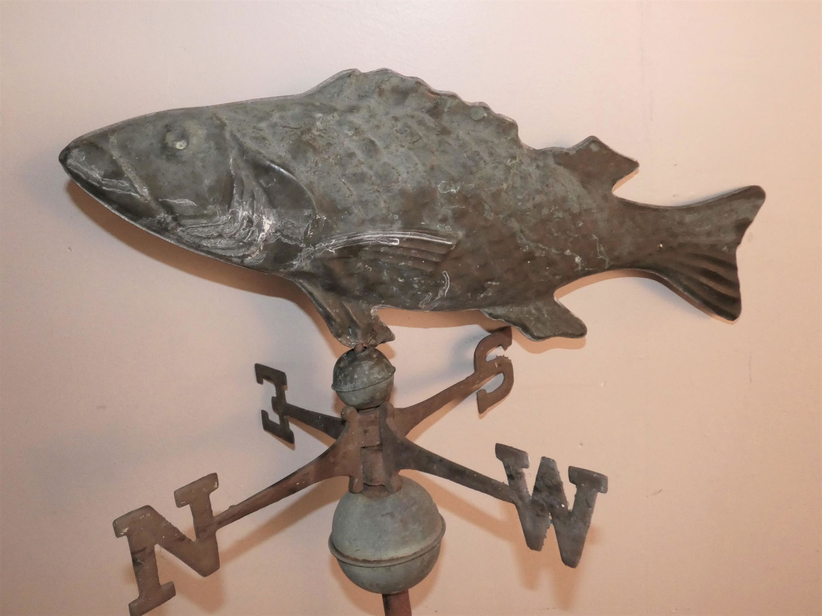 OLD COPPER FISH WEATHERVANE (#0194) on Aug 01, 2021 | Americana ...