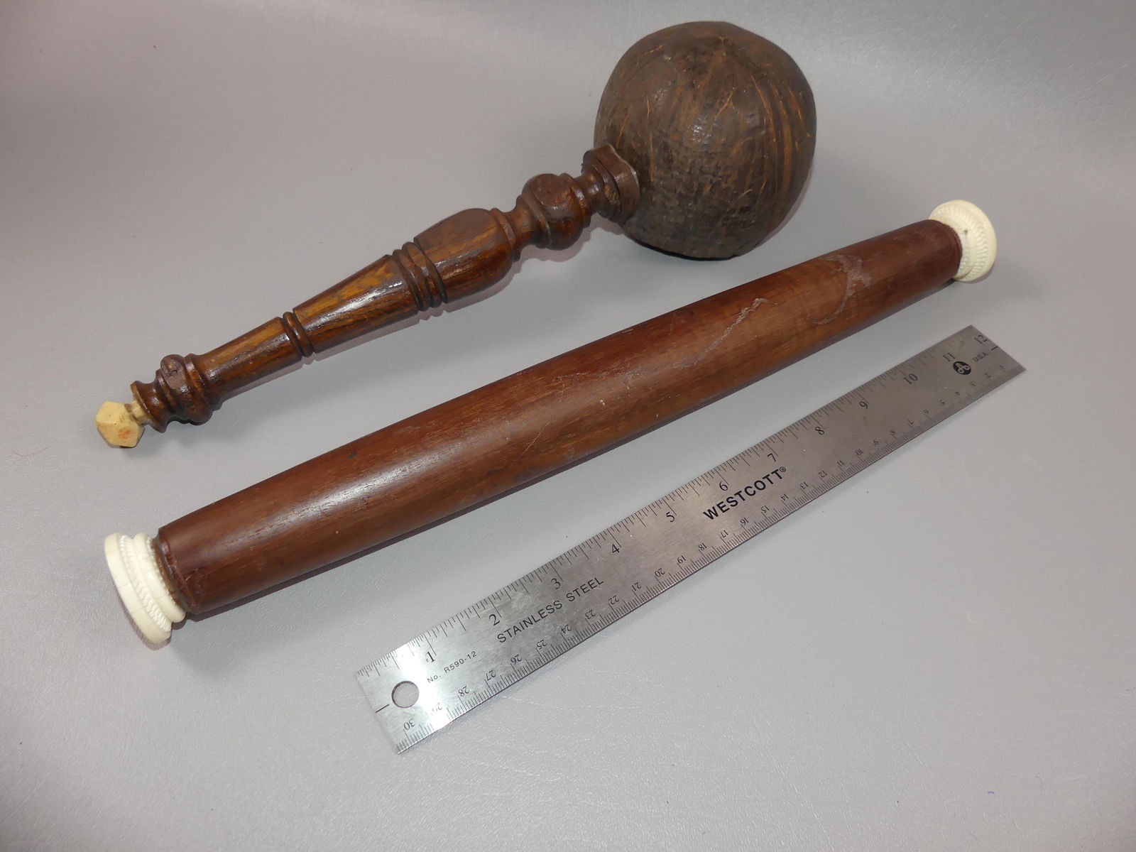 SAILOR MADE ROLLING PIN & RUM DIPPER | Barnebys