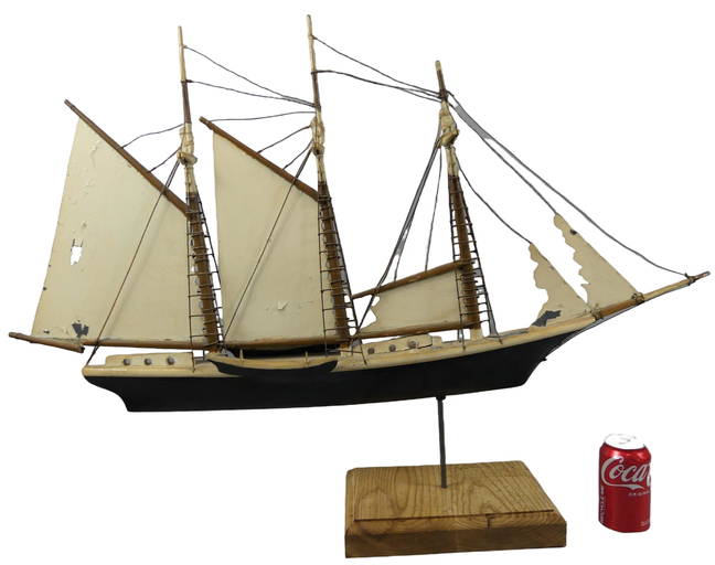 Frank Adams Ship Weathervane