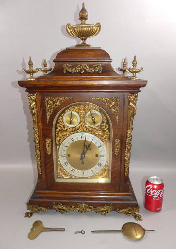 WINTERHALDER & HOFMEIER OAK BRACKET CLOCK (#0132) on Jan 15, 2023 ...