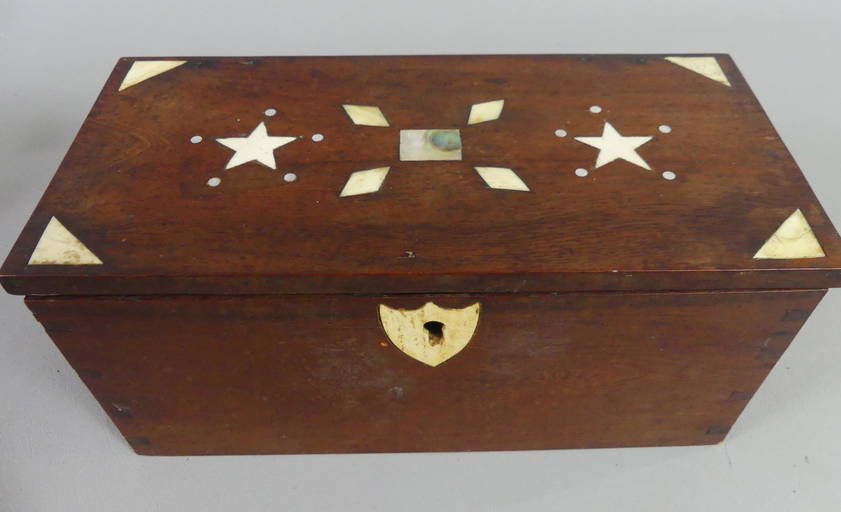 Antique Sailor Made Inlaid Box