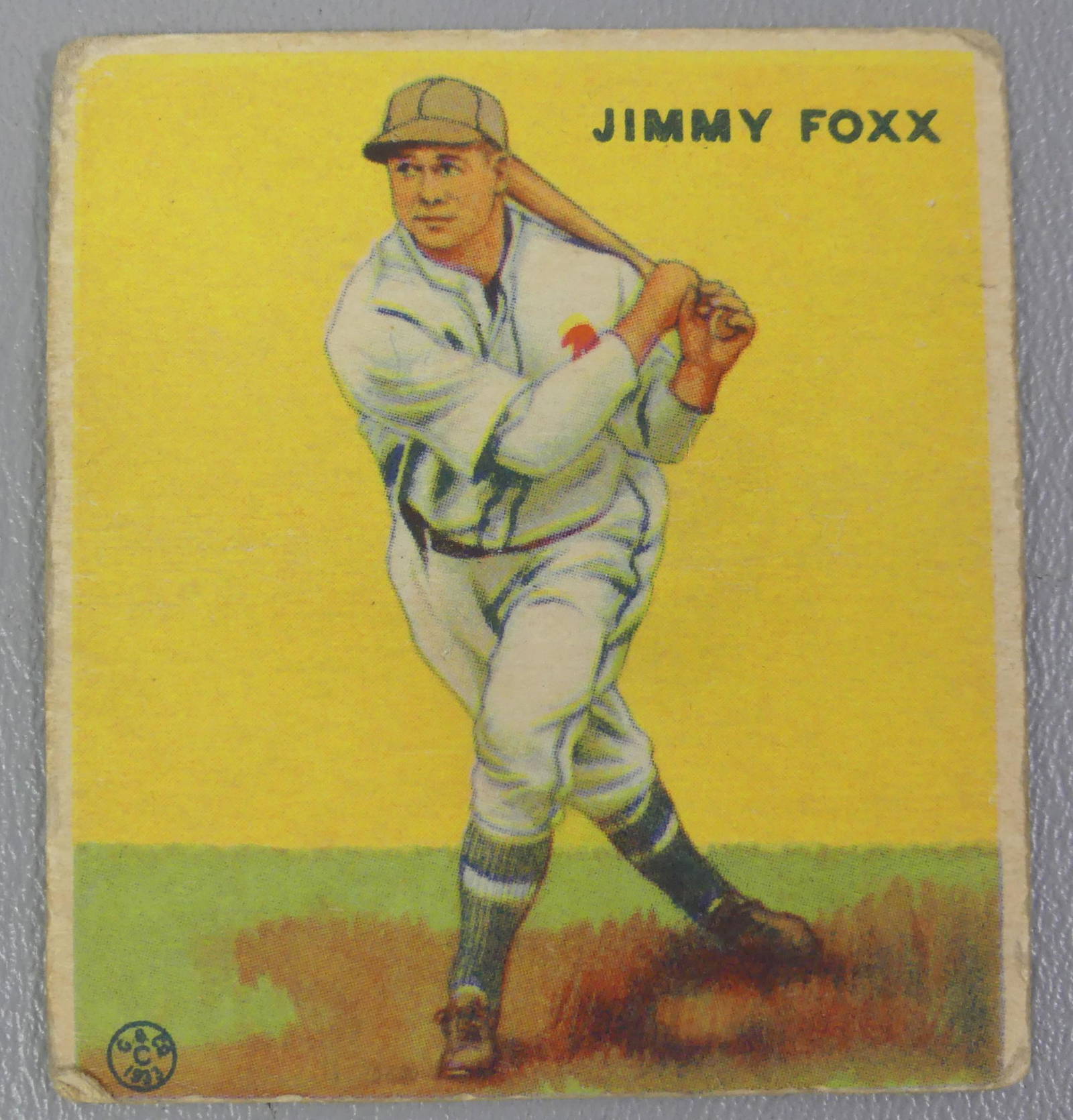 Goudey 1933 Baseball Card - Jimmie Fox Auction