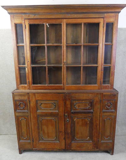 Rare Hackensack Nj Pine Cupboard