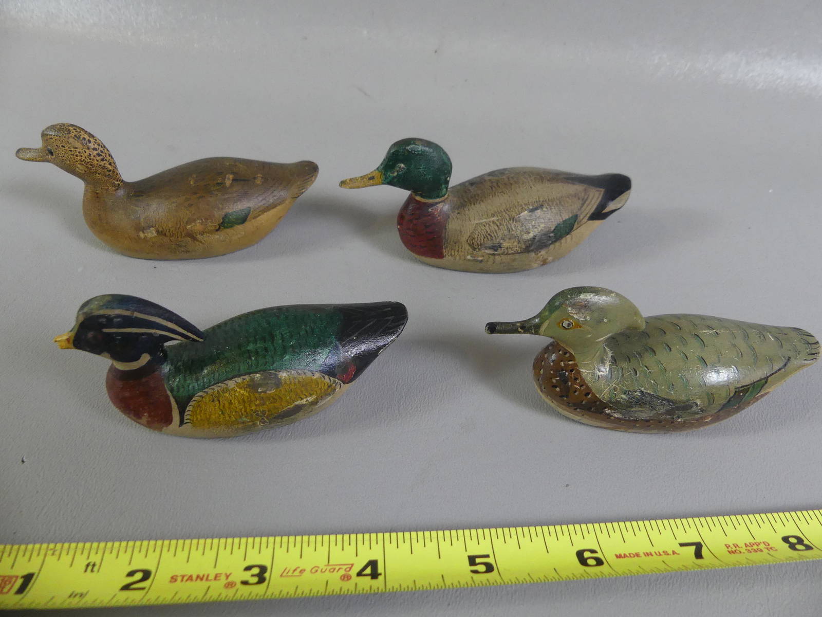 4 Frank Adams Mini Decoys Auction