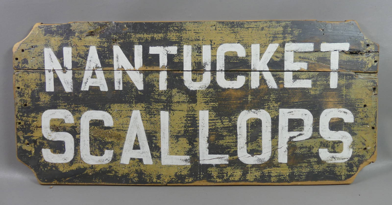 Nantucket Scallops Sign Auction