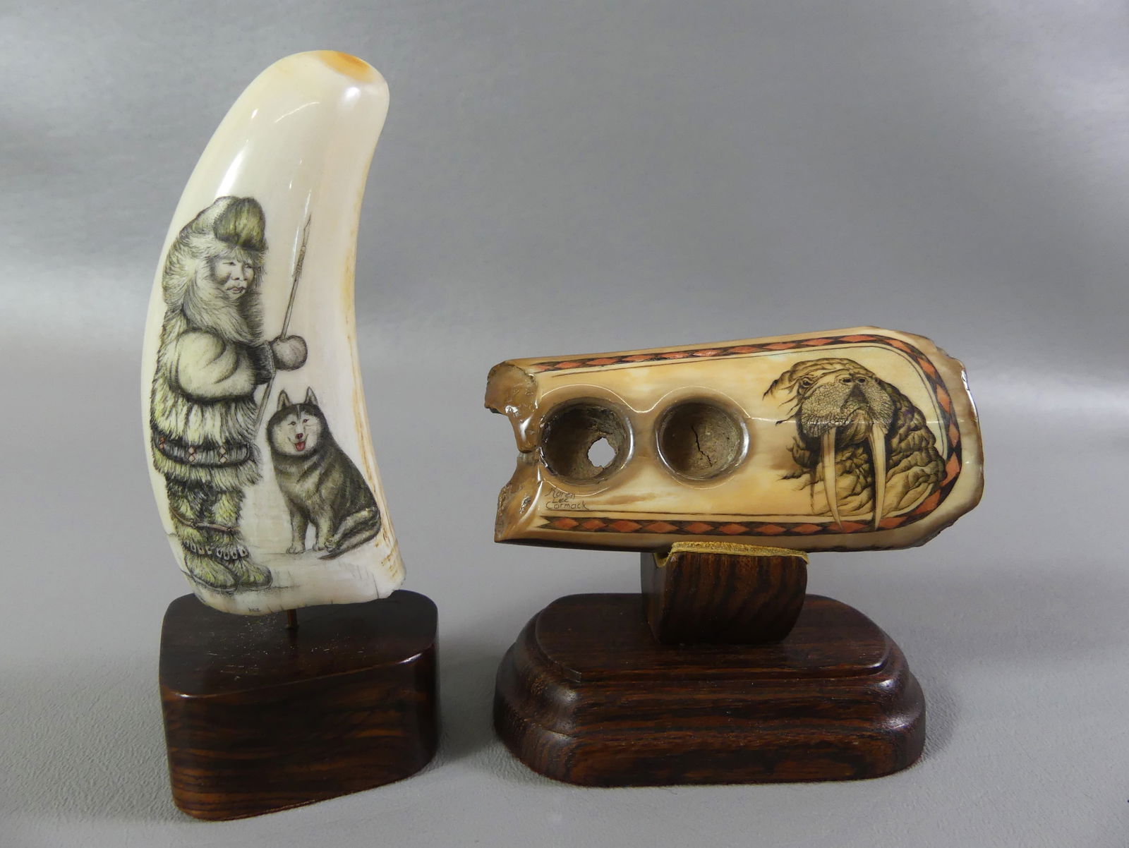 Walrus Bone By Carmack & Whale Tooth Auction