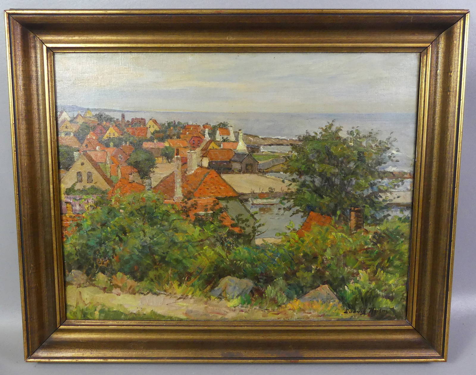 Ludvig Holm Oil Painting - Denmark Auction