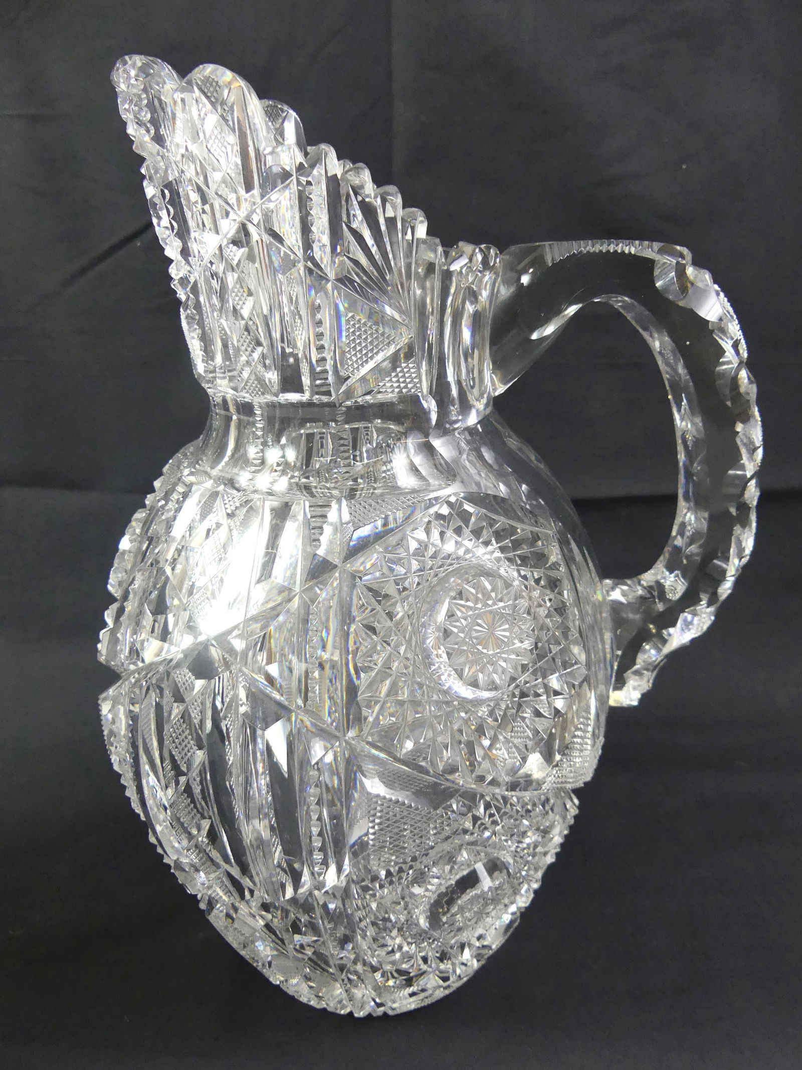 Libbey Cut Glass Pitcher - Wedgemere Auction