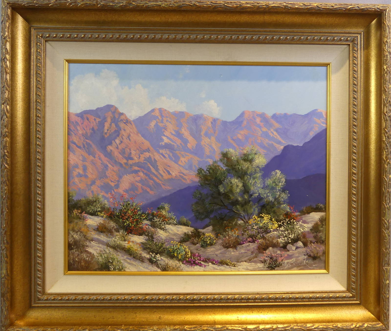 J. Lewis Bowker Painting - Southwest Us Auction