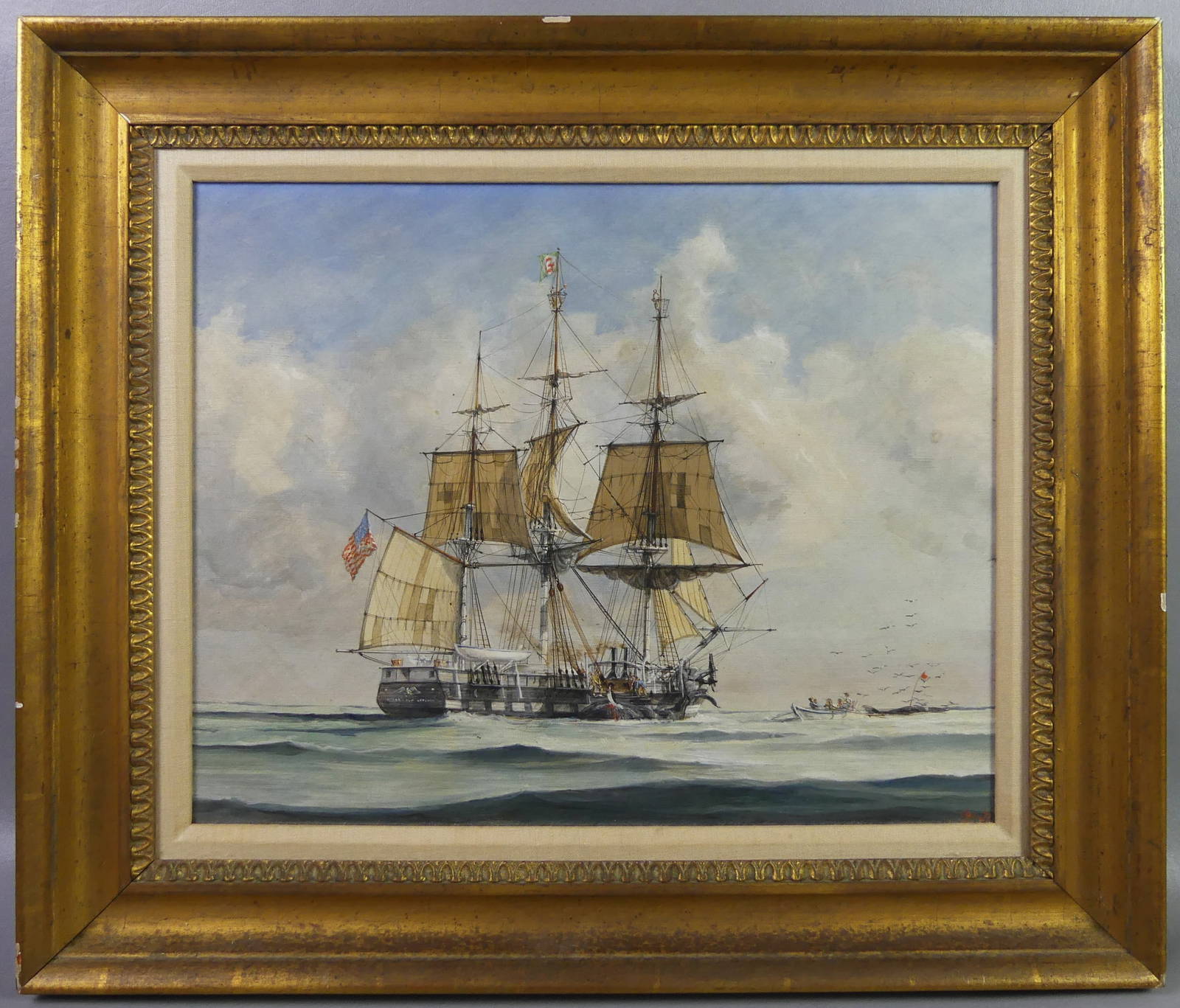Joe Hunt Whaling Painting Auction