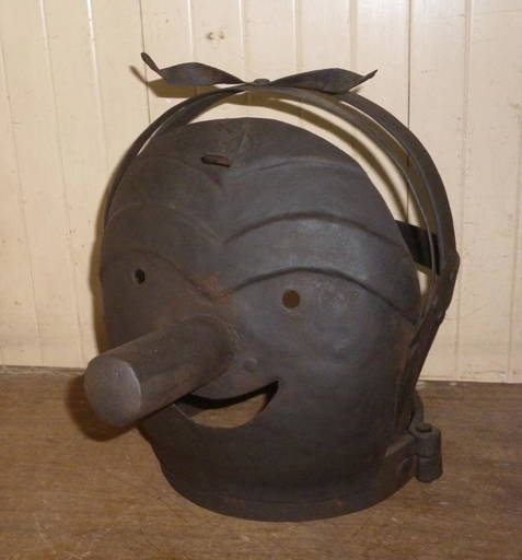 BRANK SCOLDS BRIDLE SHAME MASk HUMILIATION TORTURE IRON (#0029) on Apr ...