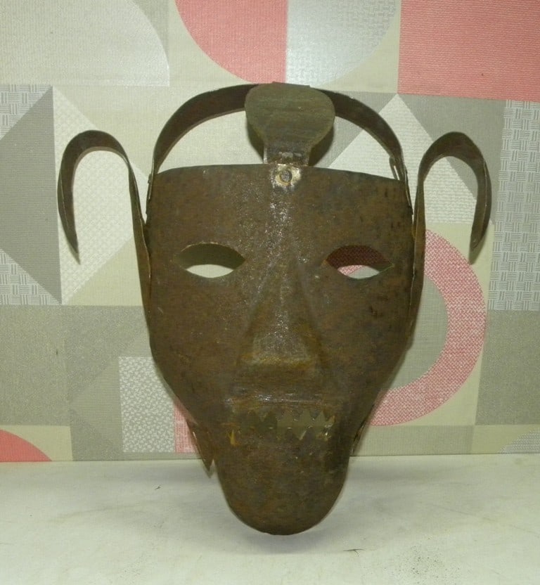 Brank Scolds Bridle Shame Mask Humiliation Long Ears Auction