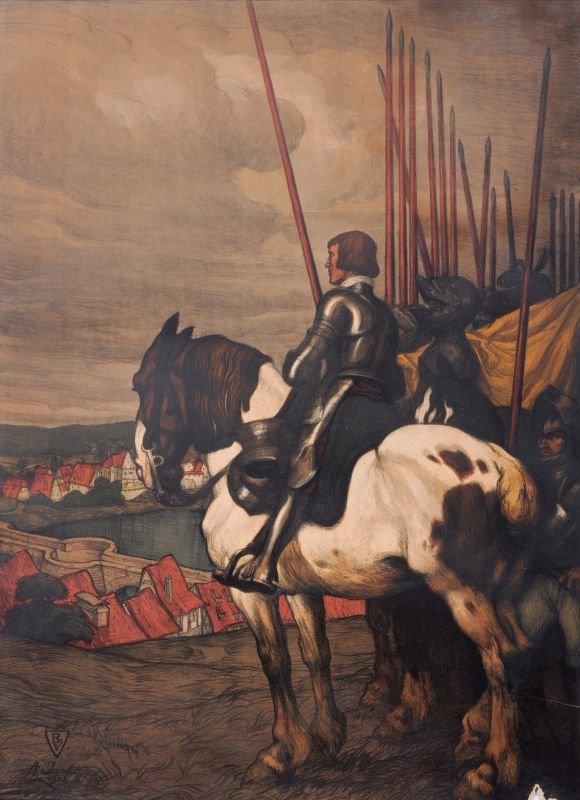 Angelo Jank "Die eiserne Wehr". 1902.