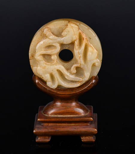 A Dragon Jade Bi Disc w/Stand, Ming - Nov 07, 2022 | Stunning Arts ...