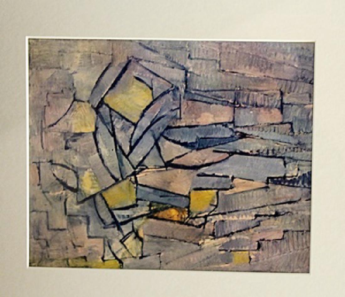 Piet Mondrian Signed Lithograph 398