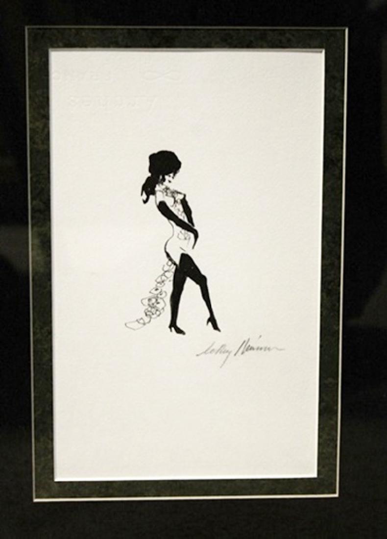 Leroy Neiman Femlin Ink Drawing