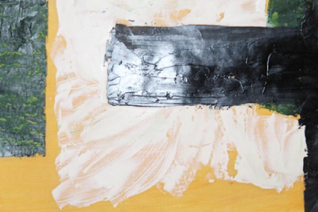 The Bridge - Robert Ryman - Oil On Paper