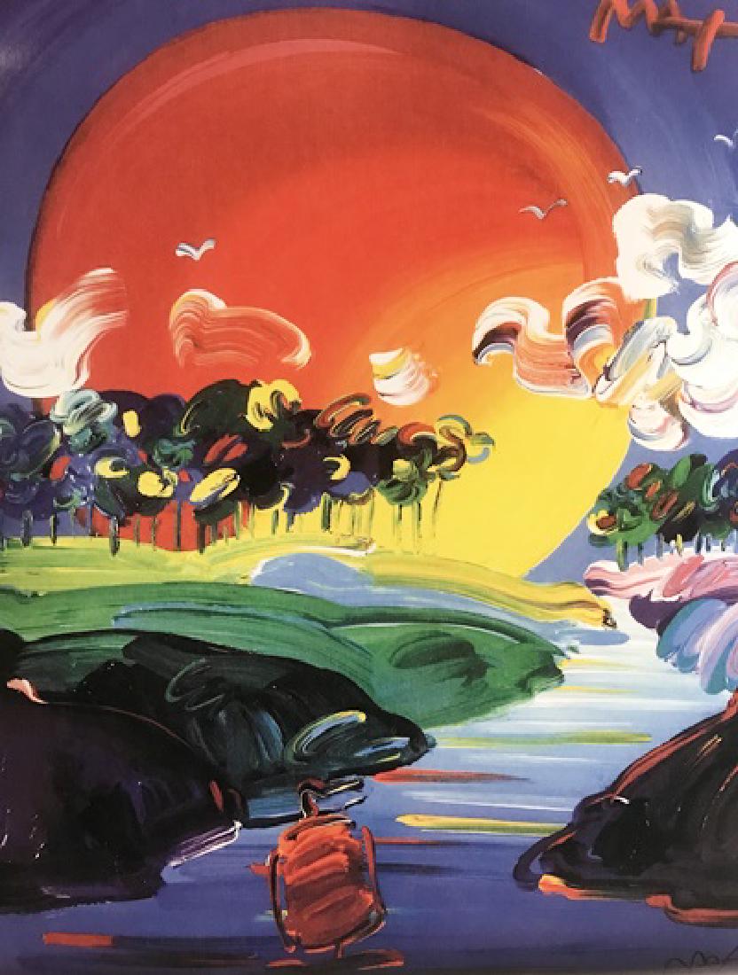Peter Max Signed Lithograph - Without Borders