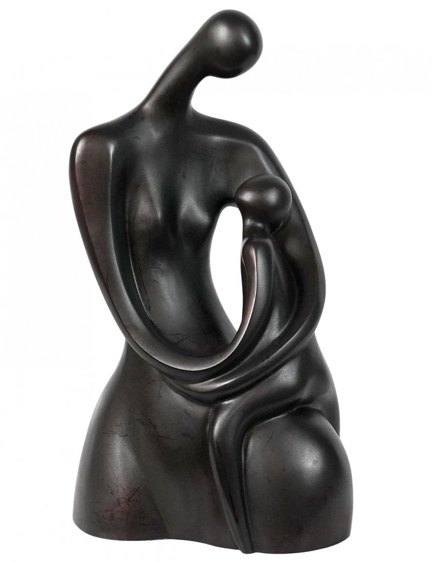 Ruth Bloch Bronze Figurine 'Dialogue' Signed