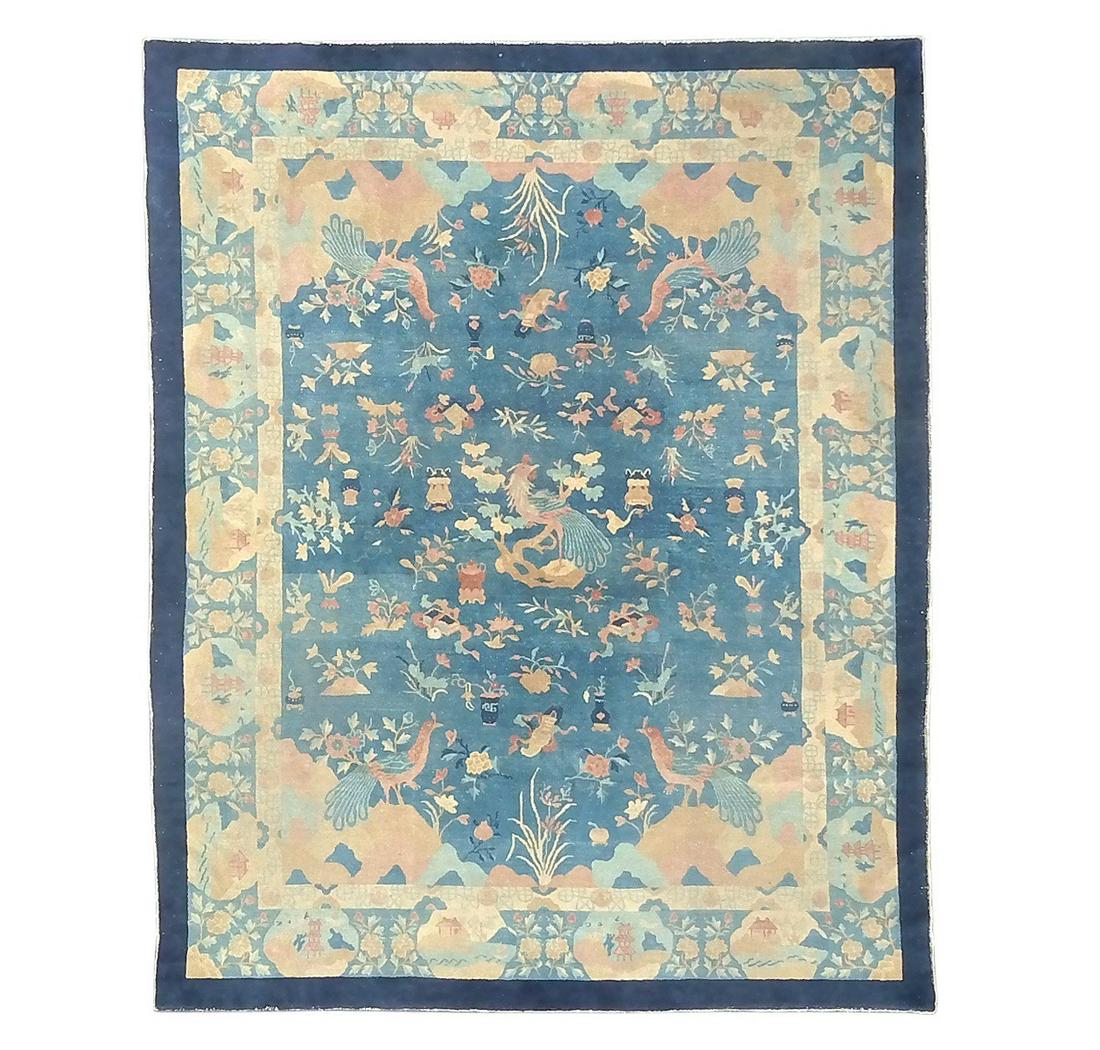 Chinese Carpet In Traditional Colors