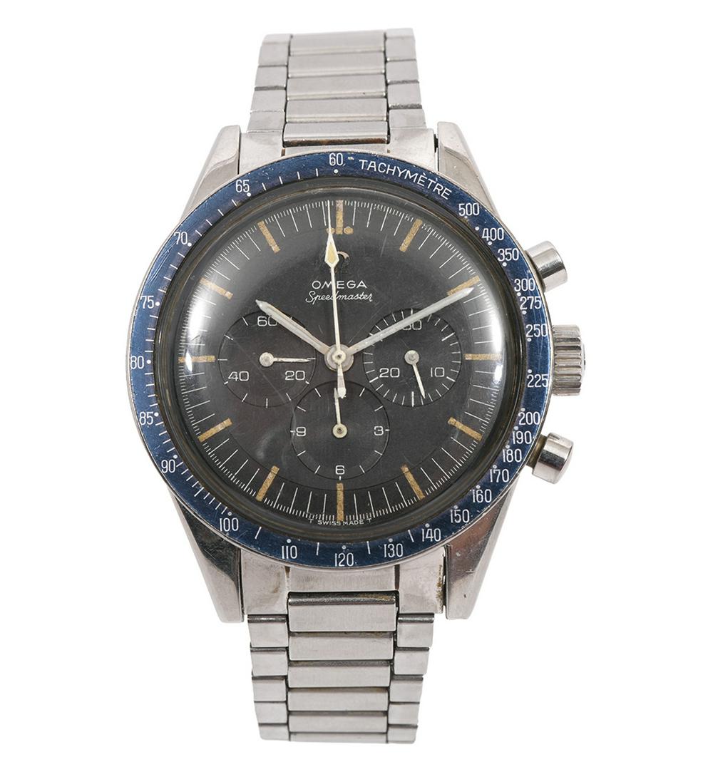 Omega 'ed White' Speedmaster Chronograph Watch