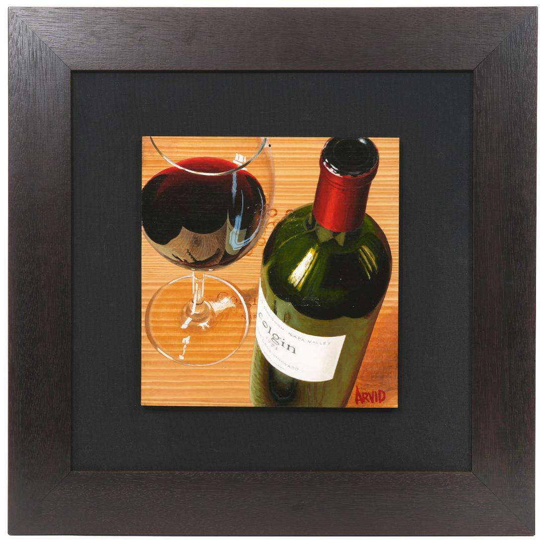 Thomas Arvid 'colgin' Oil Painting On Wood Auction