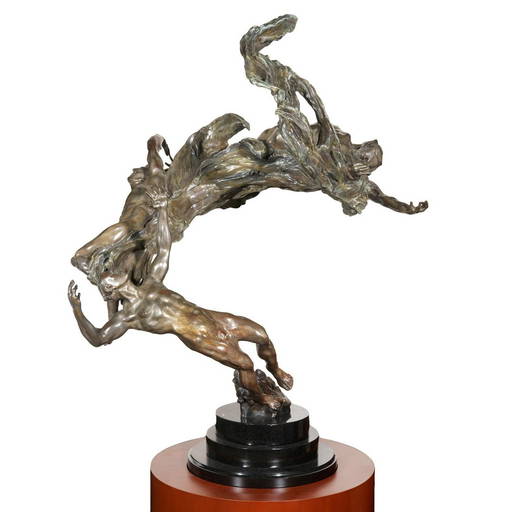 Mary Louise Snowden 'spiral Helix Y' Bronze