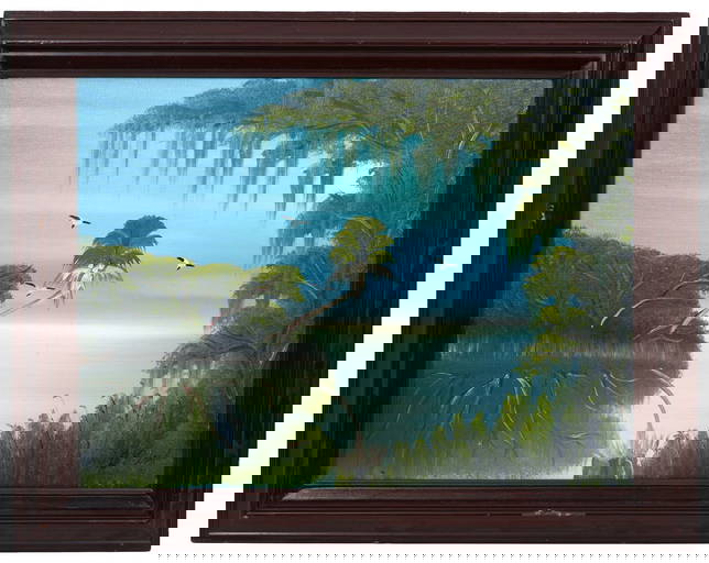 Al Black Florida Highwaymen Oil Painting