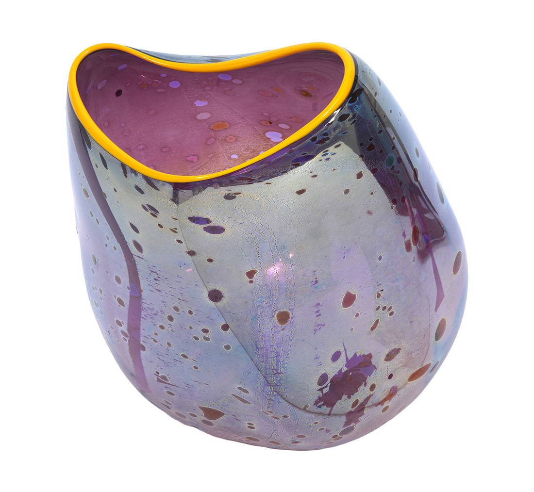 Dale Chihuly Bowl From Macchia Series Auction