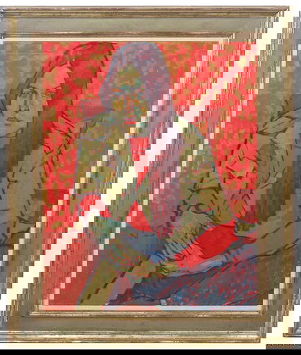 Joseph Solman 'bella Perkins' Painting