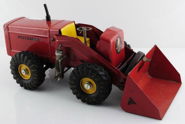 1072: Nylint Hough Red Payloader Pressed Steel Toy