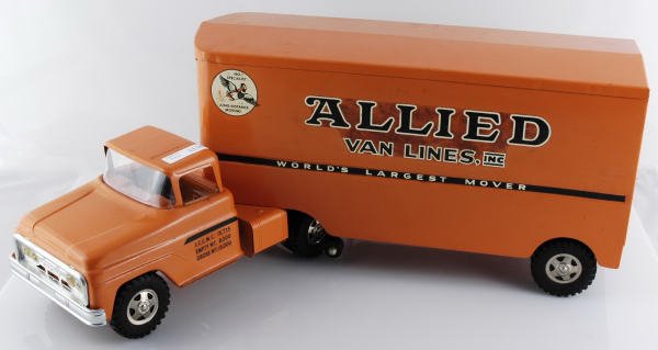 1116: Tonka #739 Allied Van Lines Moving Truck in Box