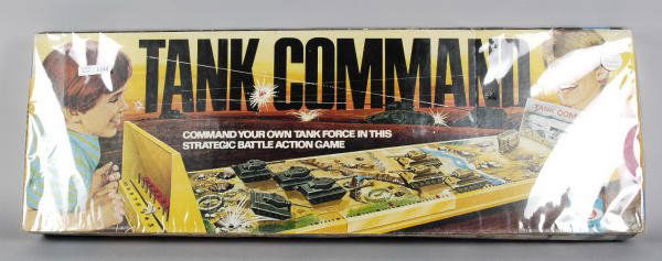1346: 1975 Ideal Tank Command Board Game in Box