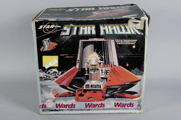 1377: Ideal 1977 Star Hawk Star Team Spaceship Wards