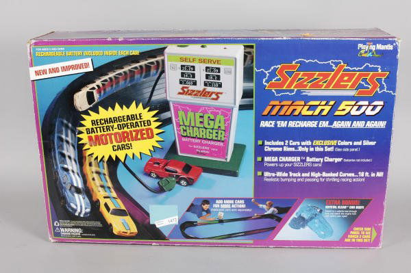 Playing Mantis Sizzlers Mach 500 Racing Set Mib