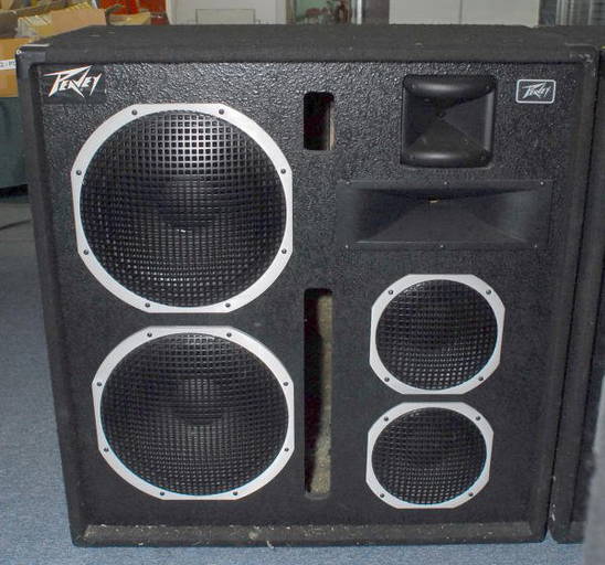 Pair Peavey 3020 Ht 4 Way Sound System Speakers
