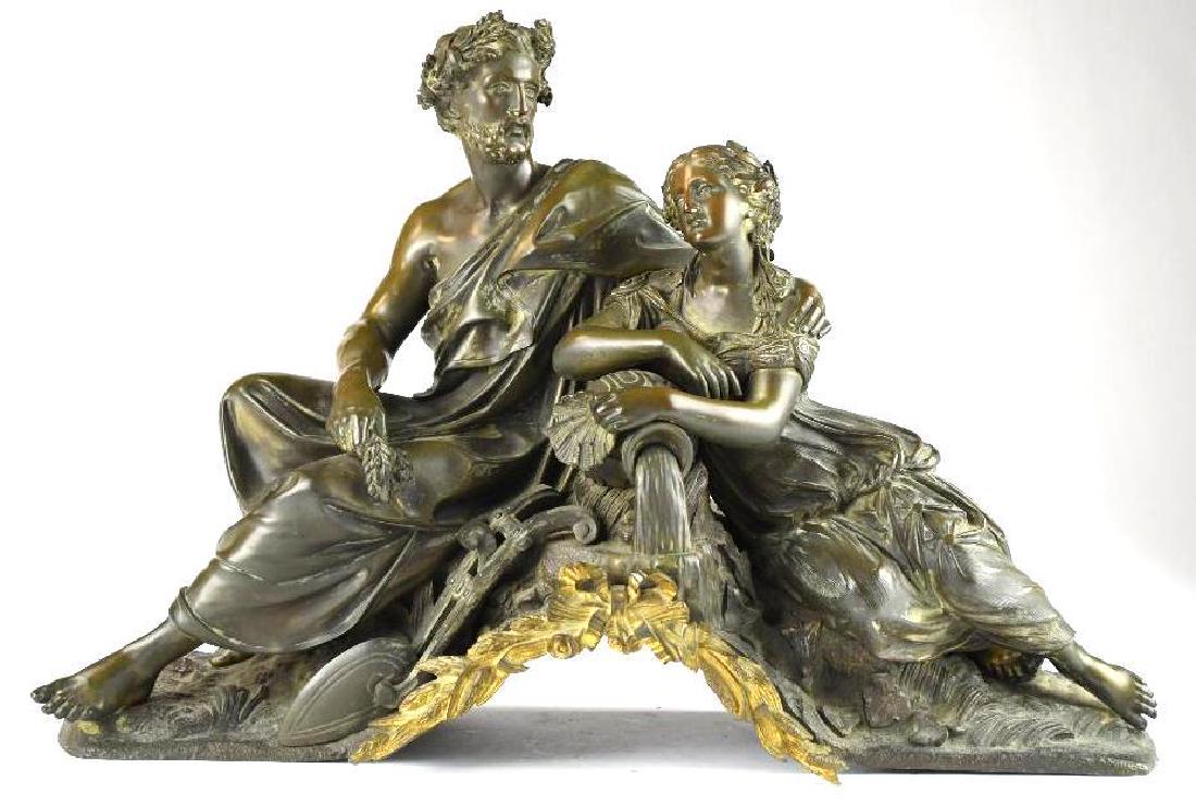 Antique French Bronze Statue