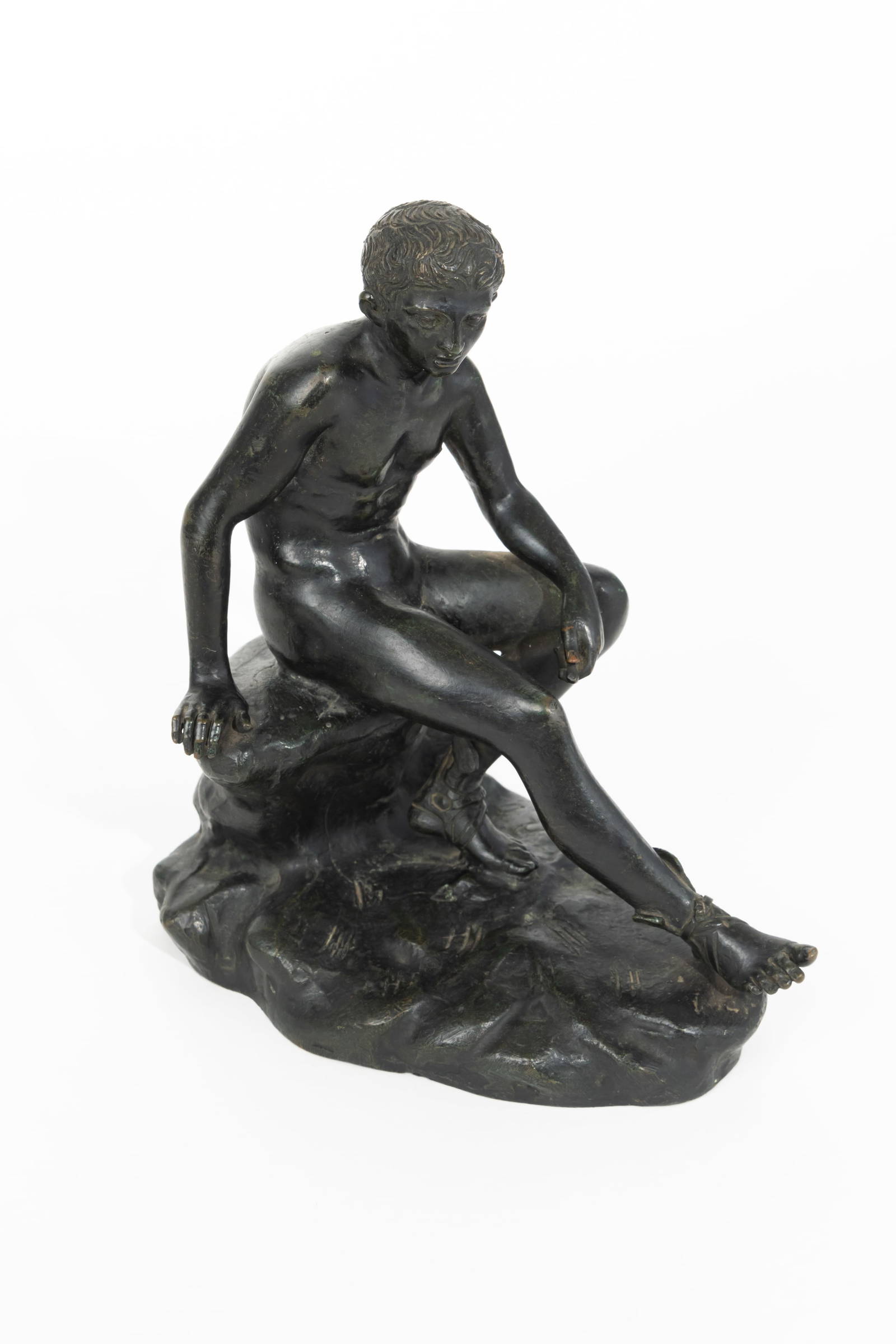 Grand Tour Patinated Bronze Figural Sculpture Auction