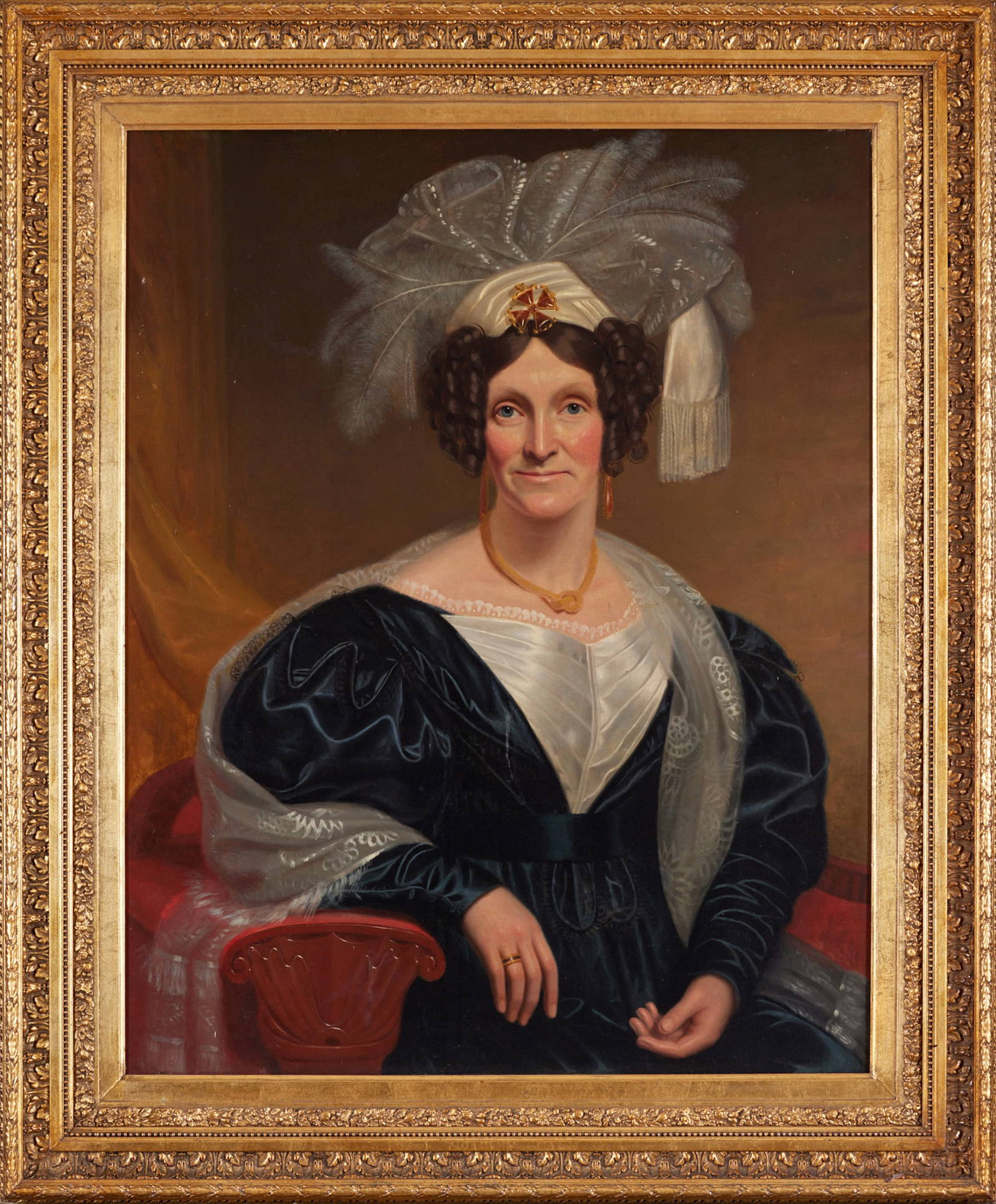 19th Century School, Portrait Of A Lady Auction