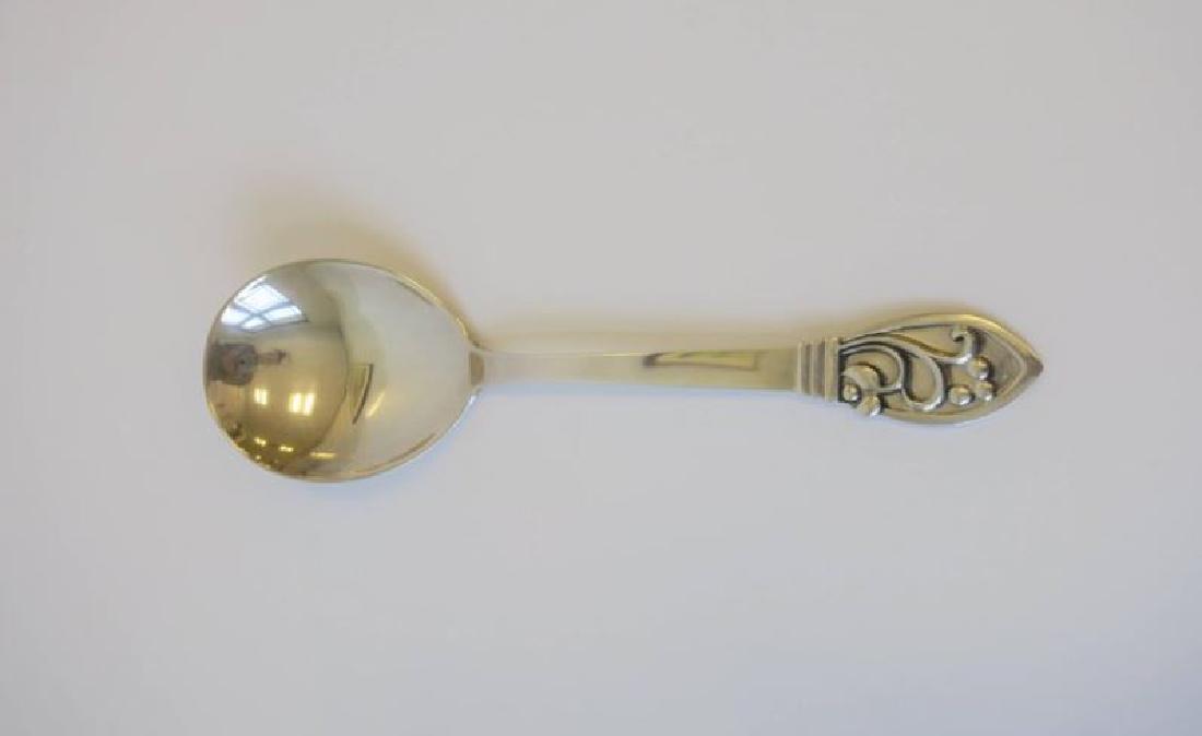Midcentury Danish Sterling Silver Spoon, Denmark